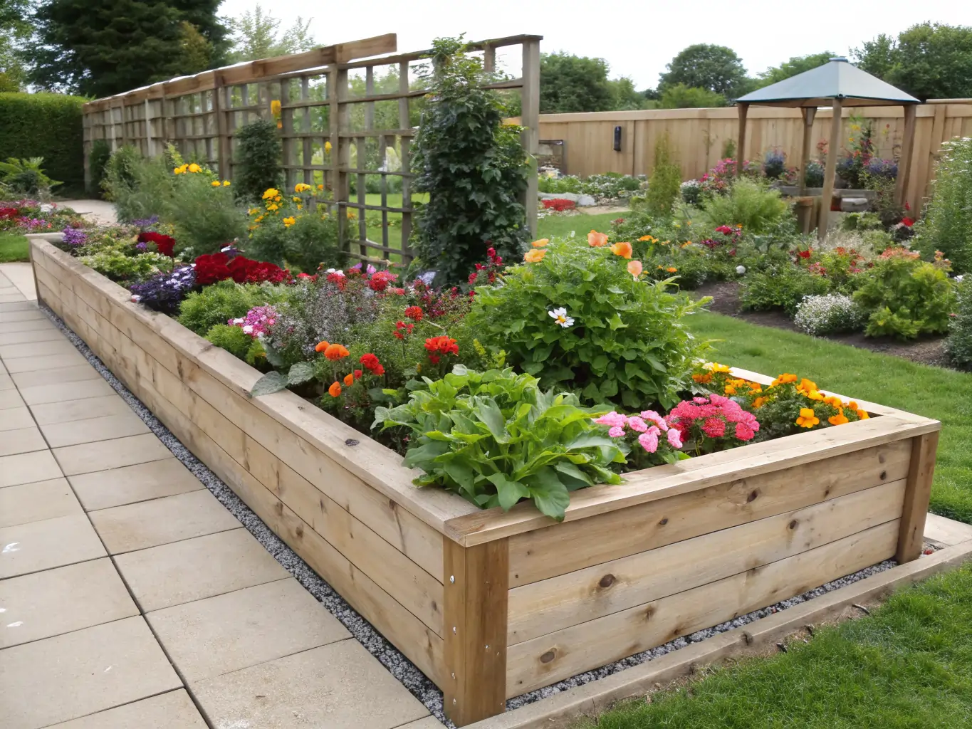 10 Easy & Gorgeous Raised Flower Bed Designs You'll Love