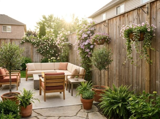 The Complete DIY Guide for Lazy Gardeners: Fence Landscaping Ideas ...